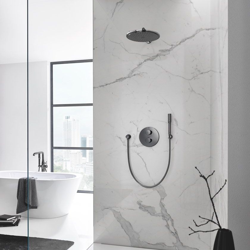 Ручной душ Grohe Sena Stick с 1 режимом струи, графит матовый (26465AL0 ...