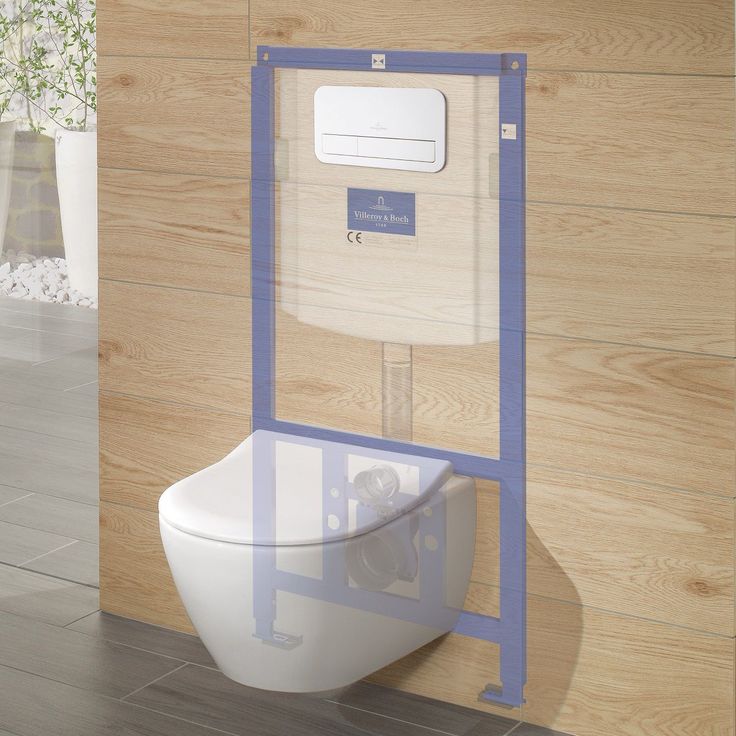 Комплект унитаза с крышкой Villeroy & Boch Architectura и инсталляции ...